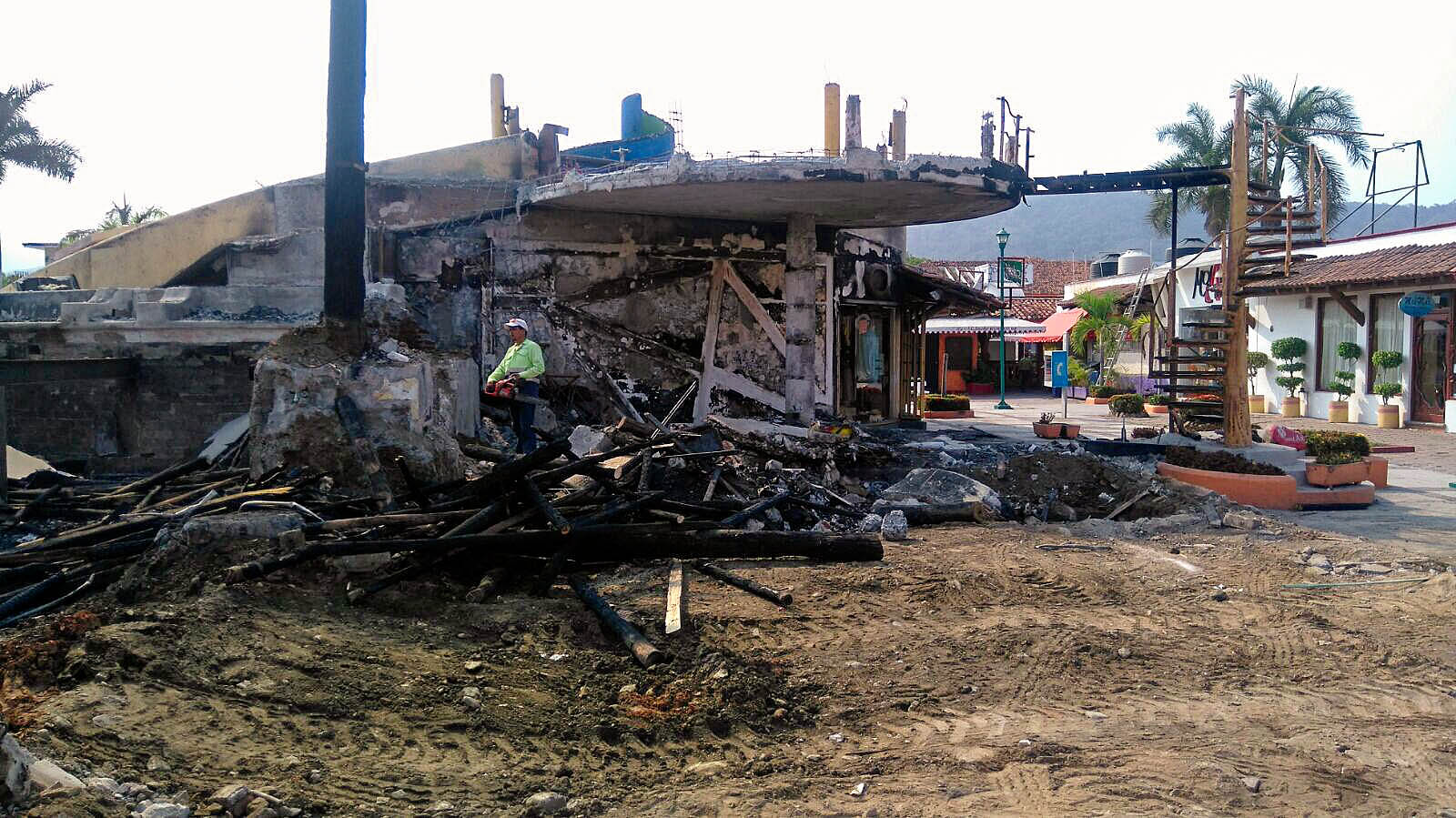 Zihuatanejo-Ixtapa Message Board - Ixtapa after the fire!